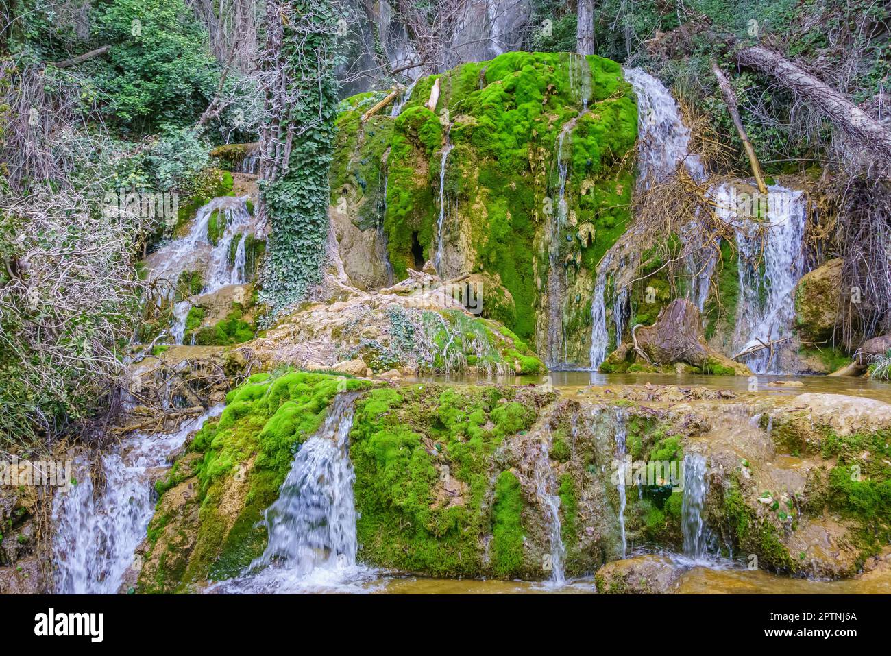 Fuentetoba Toba waterfall. Soria. Spain Stock Photo - Alamy