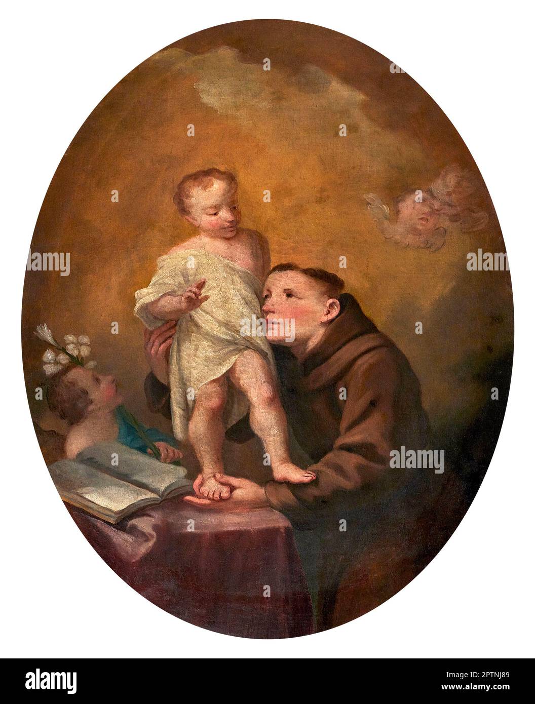 S.Antonio da Padova - olio su tela - pittore bresciano del XVIII secolo ...