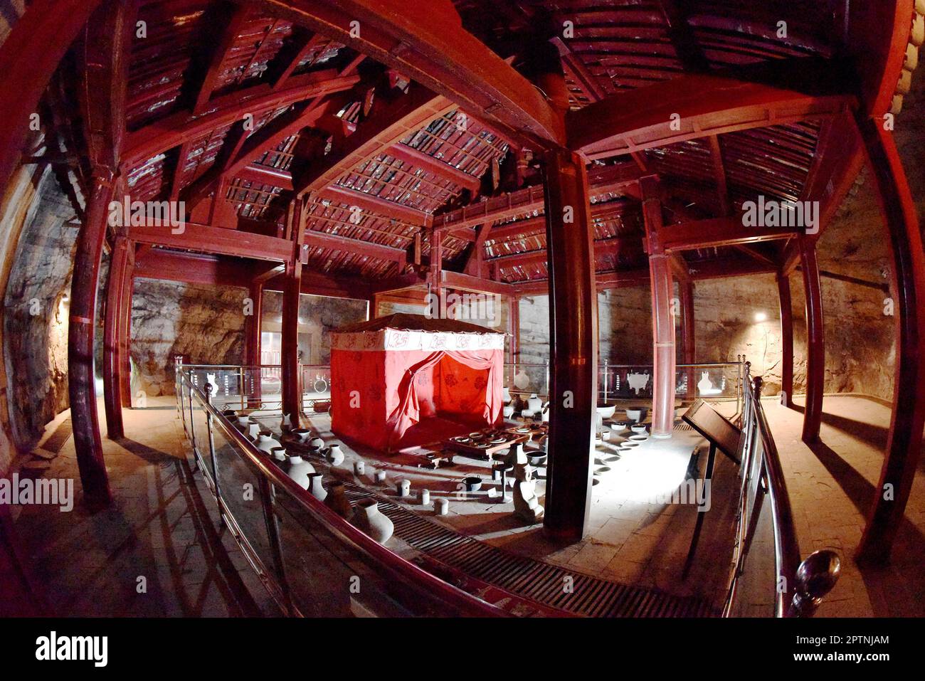 BAODING, CHINA - APRIL 28, 2023 - The reception room of the master of ...