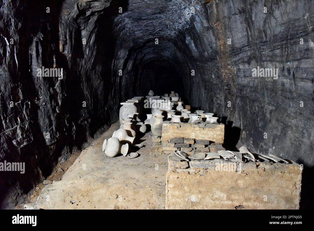 BAODING, CHINA - APRIL 28, 2023 - The warehouse where food is stored in ...