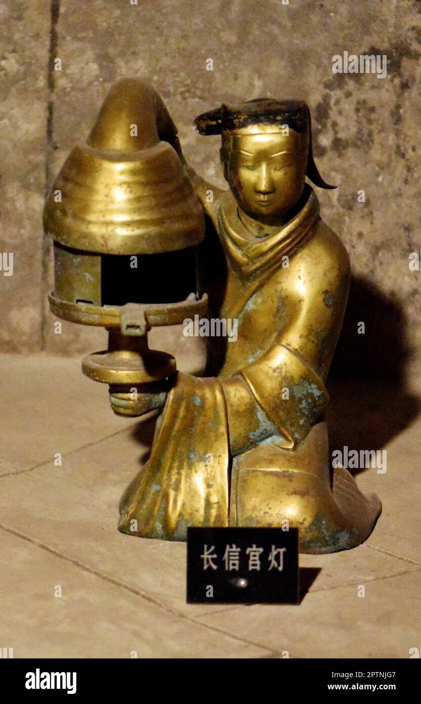 BAODING, CHINA - APRIL 28, 2023 - Changxin Palace Lantern is seen at ...