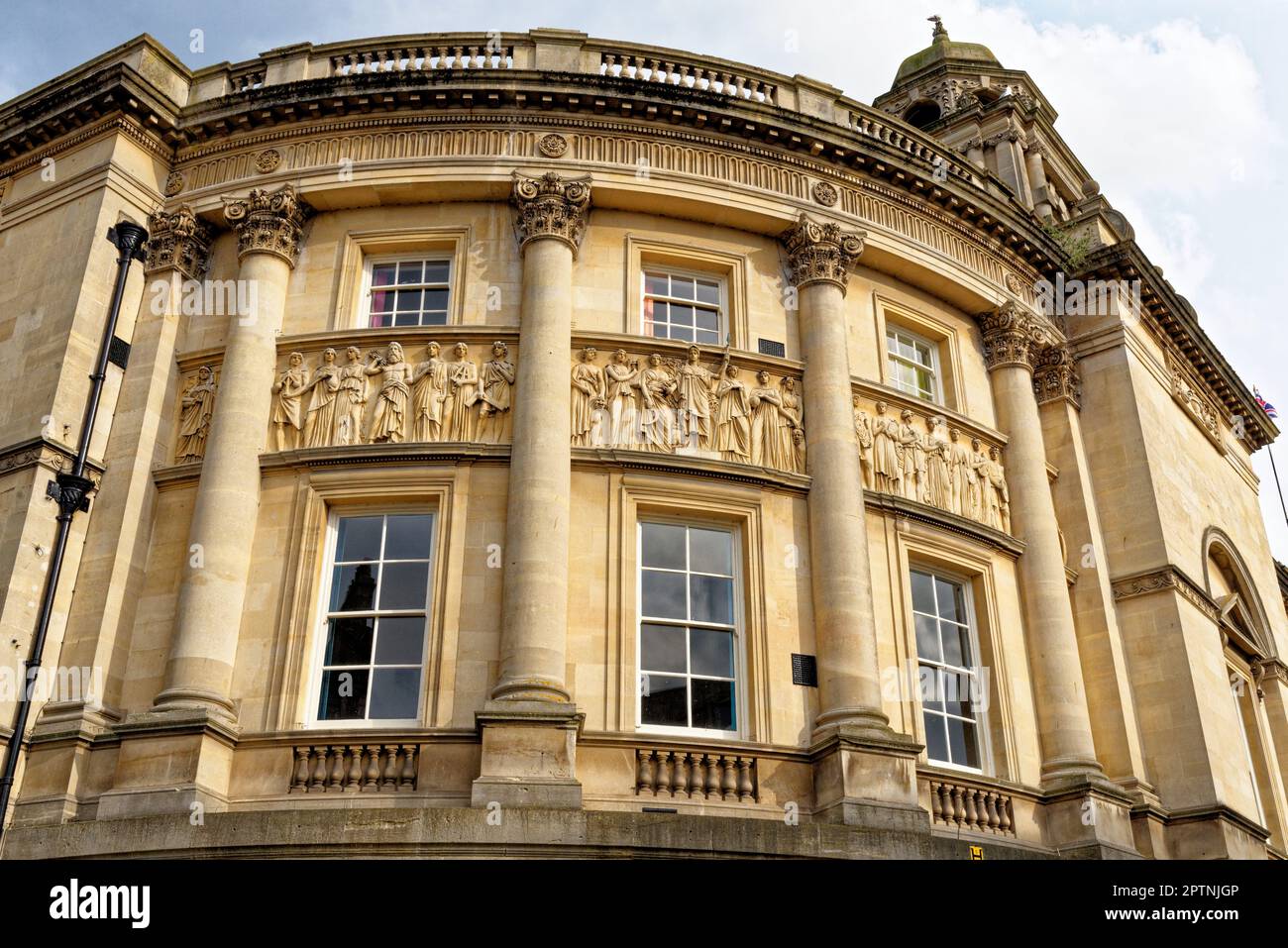 View of the front facade of the Victoria Art Gallery Bath, Somerset ...