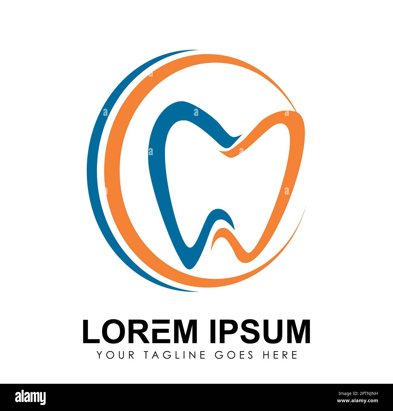 Tooth vector logo hi-res stock photography and images - Alamy