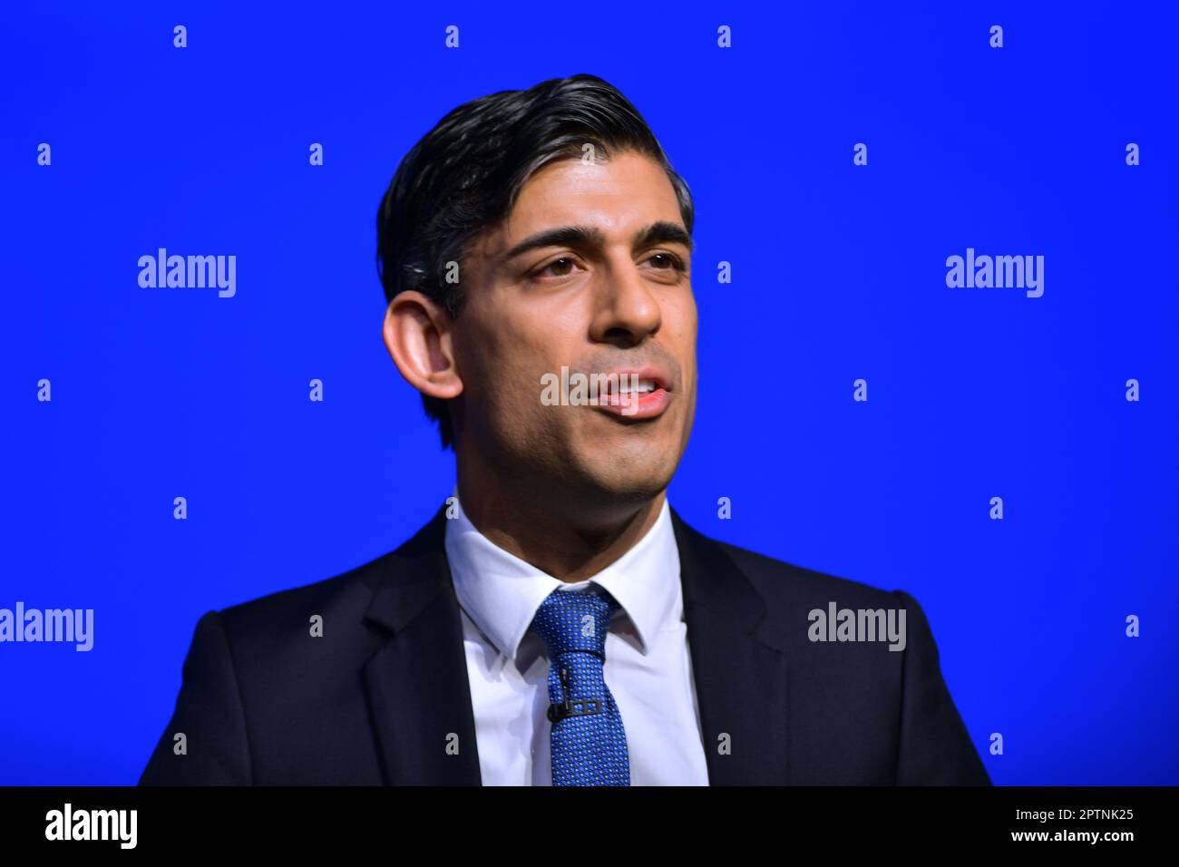 Glasgow Scotland, UK 28 April 2023. Prime Minister Rishi Sunak Scottish ...