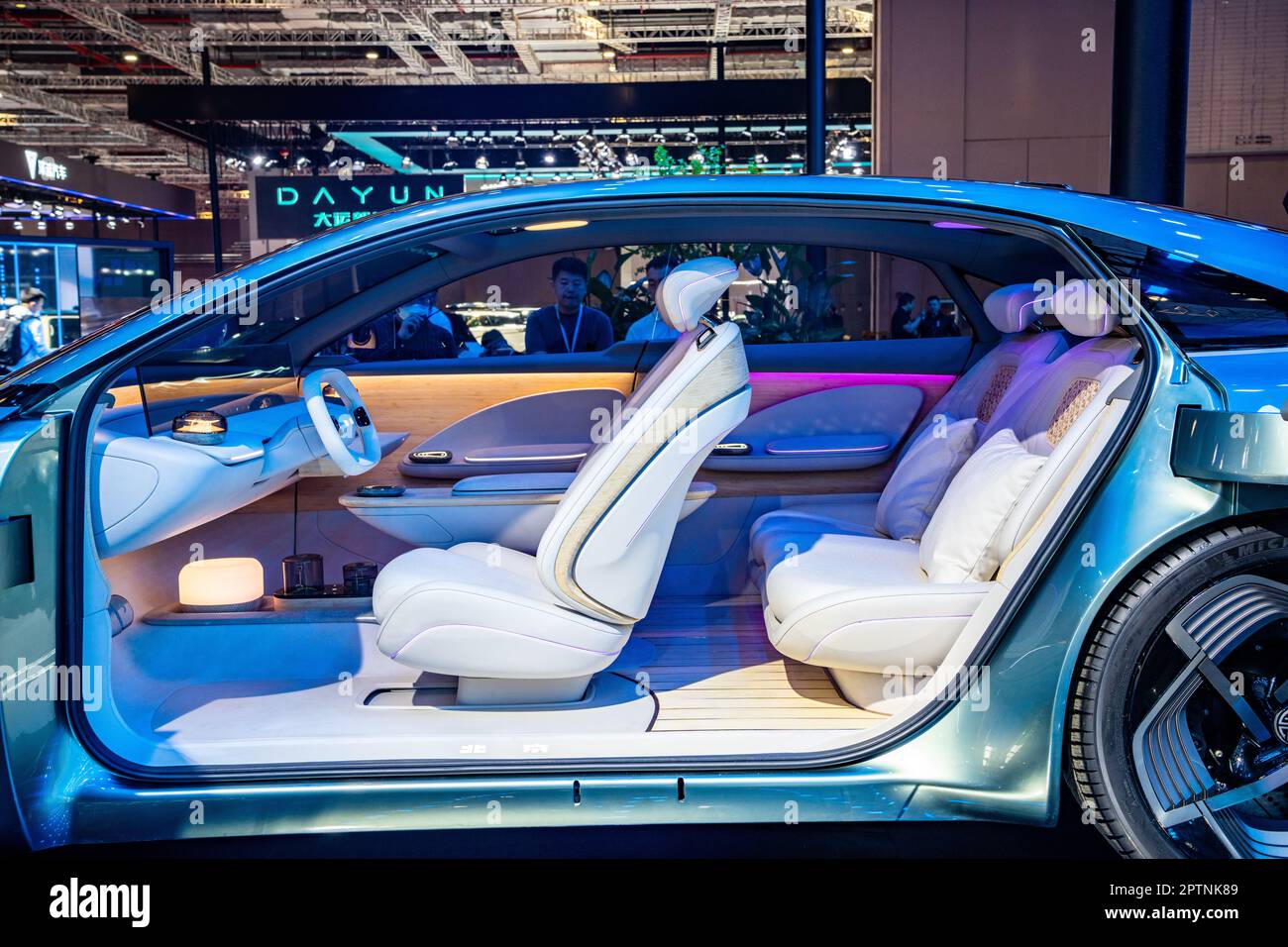 BAIC electric Yue concept car on display at the 2023 Shanghai Auto Show Stock Photo - Alamy