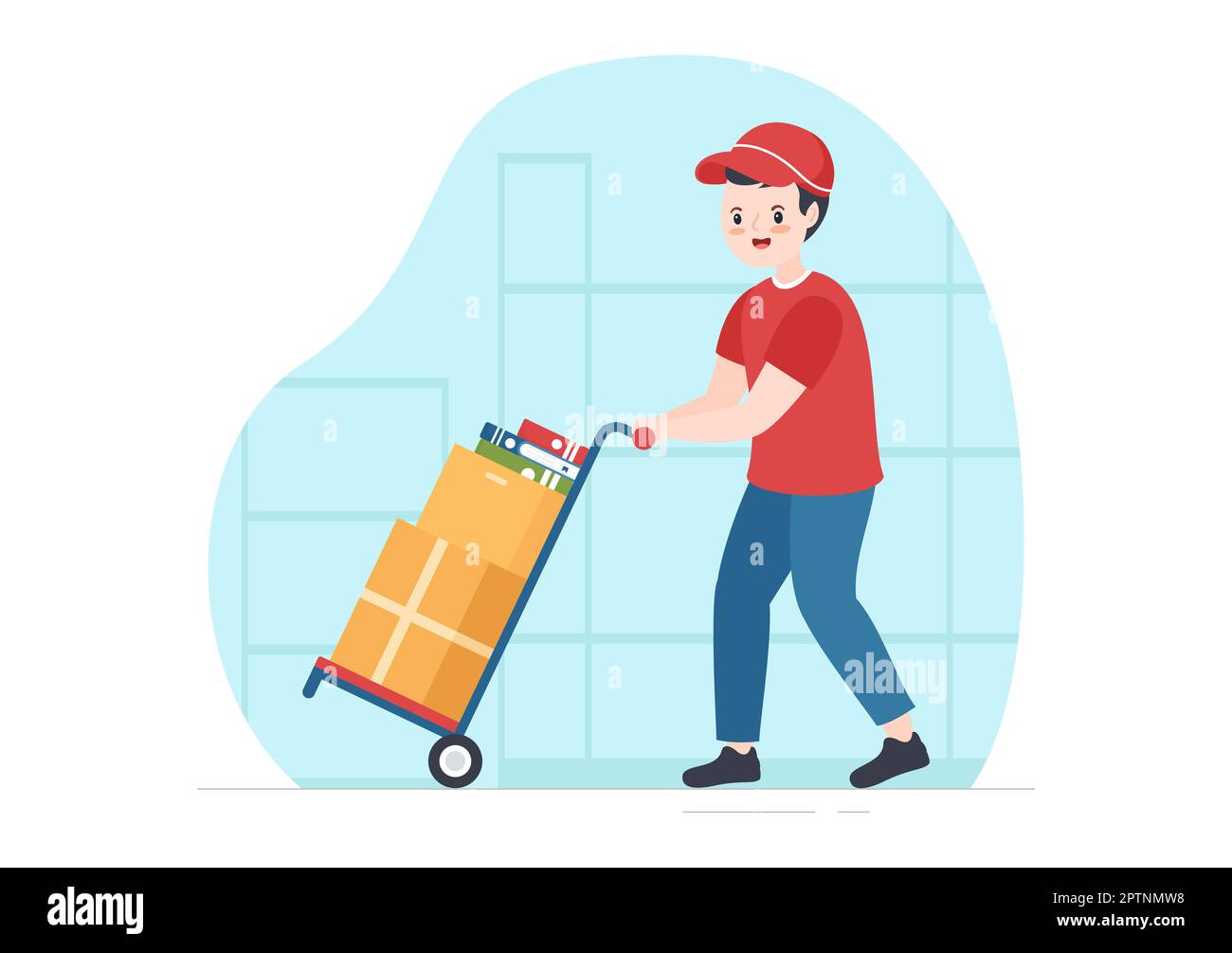 Self Storage of Cardboard Boxes Filled with Unused Items in Mini ...