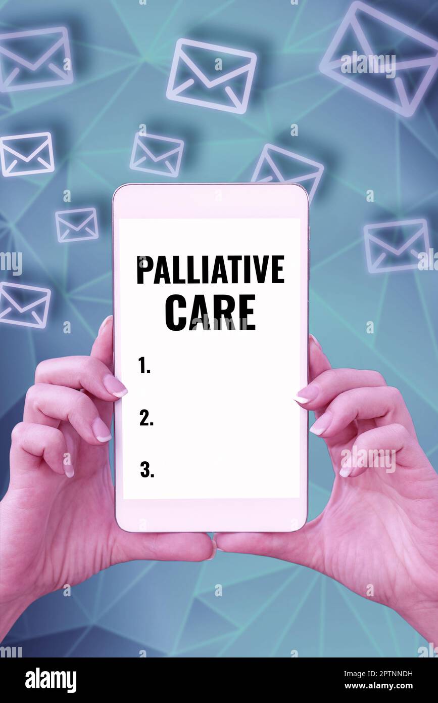 Conceptual display Palliative Care, Business overview specialized ...
