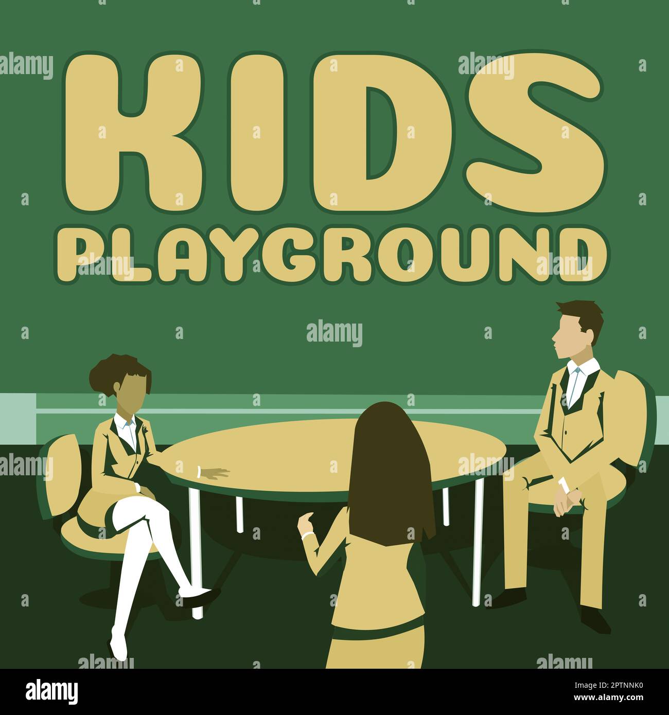 Hand writing sign Kids Playground, Internet Concept piece of land ...