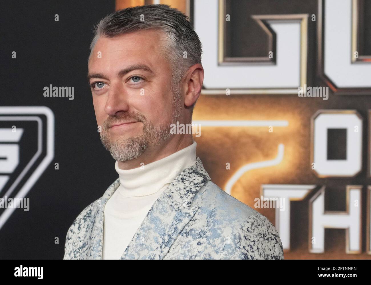 Los Angeles, USA. 27th Apr, 2023. Sean Gunn arrives at the GUARDIANS OF ...