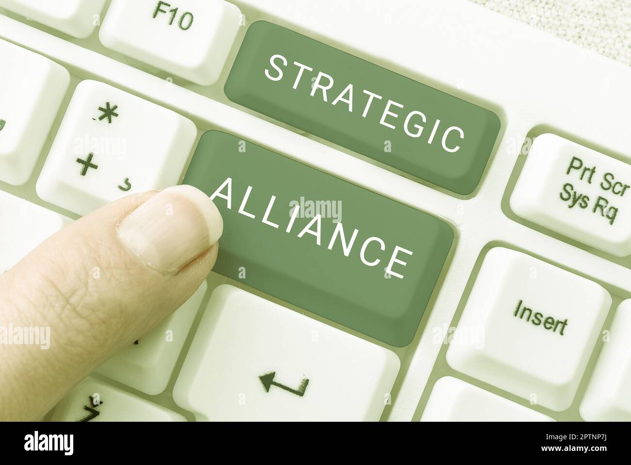 Writing displaying text Strategic Alliance, Word for a bond between ...