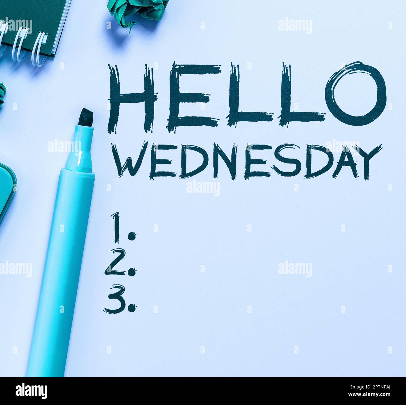 Inspiration showing sign Hello Wednesday, Concept meaning Hump day ...