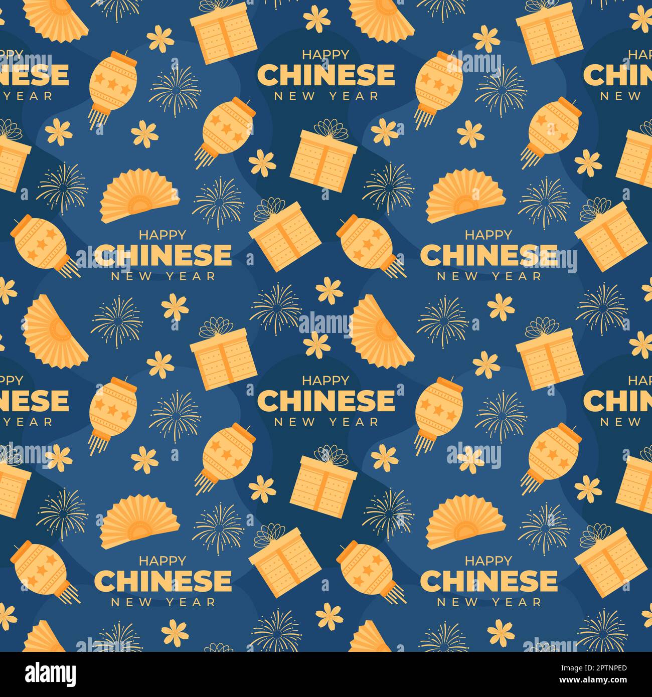 Chinese Lunar New Year 2023 Day Seamless Pattern Decoration Template ...