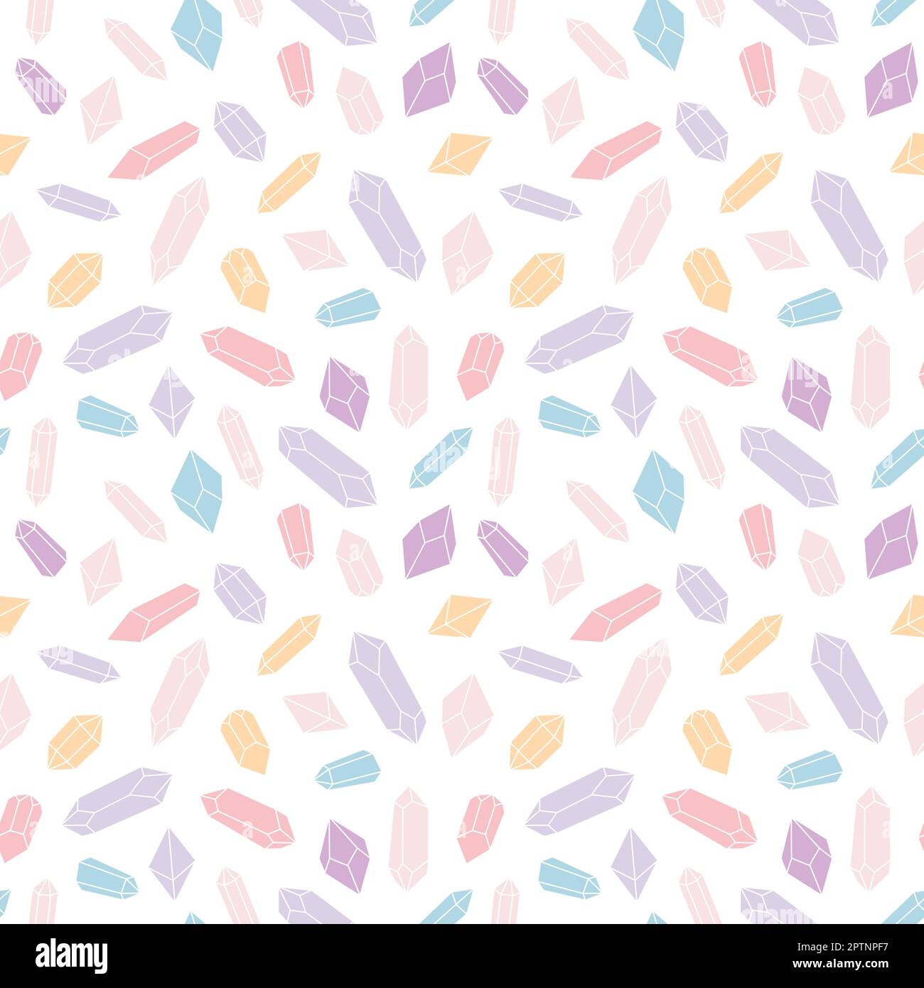 Colorful crystal repeat pattern design, gem stones repeat vector Stock ...