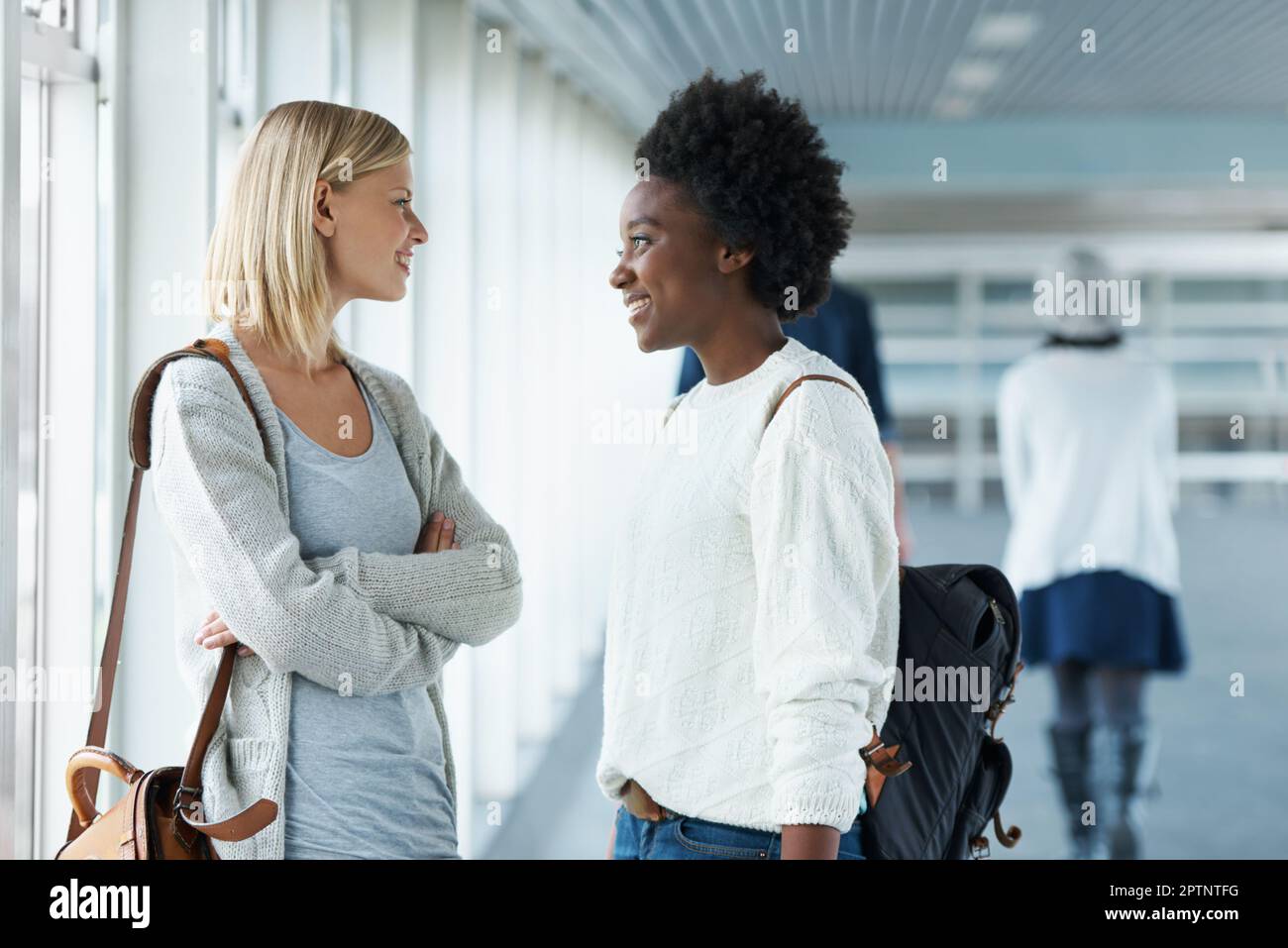 Gossip students teens class hi-res stock photography and images - Alamy