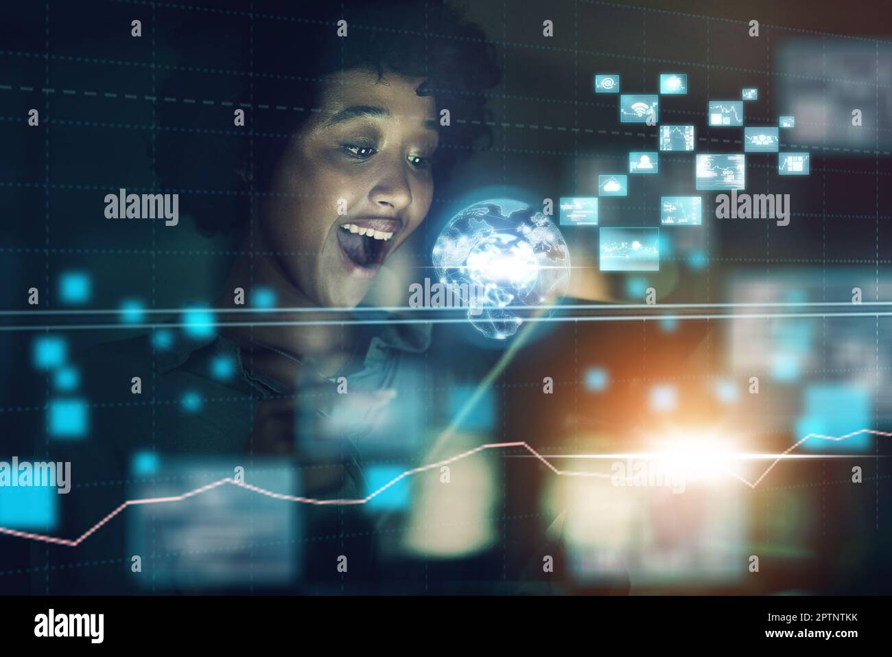 Network wow hi-res stock photography and images - Alamy