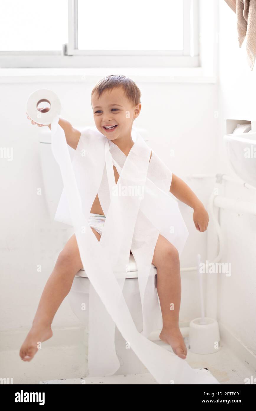 Boy potty standing hi-res stock photography and images - Alamy