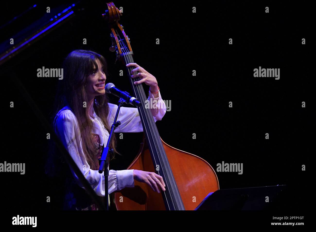 The duo Cande y Paulo, Cande Buasso and Paulo Carrizo, during the ...