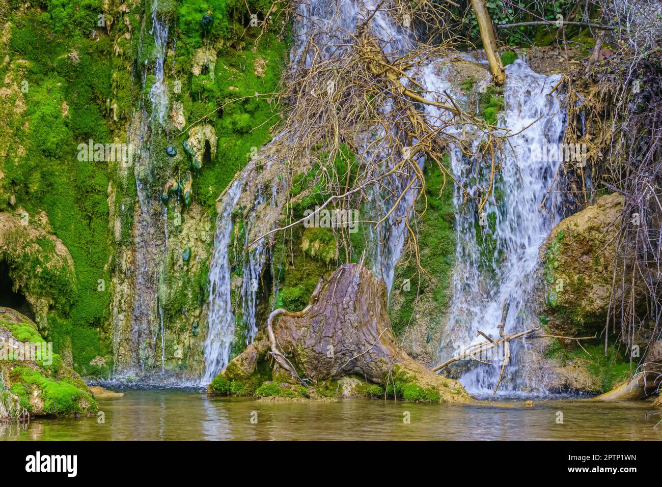 Fuentetoba Toba waterfall. Soria. Spain Stock Photo - Alamy