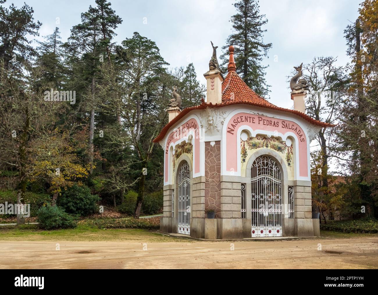 Pedras Salgadas, Portugal - December 10, 2022: Exterior view of the ...
