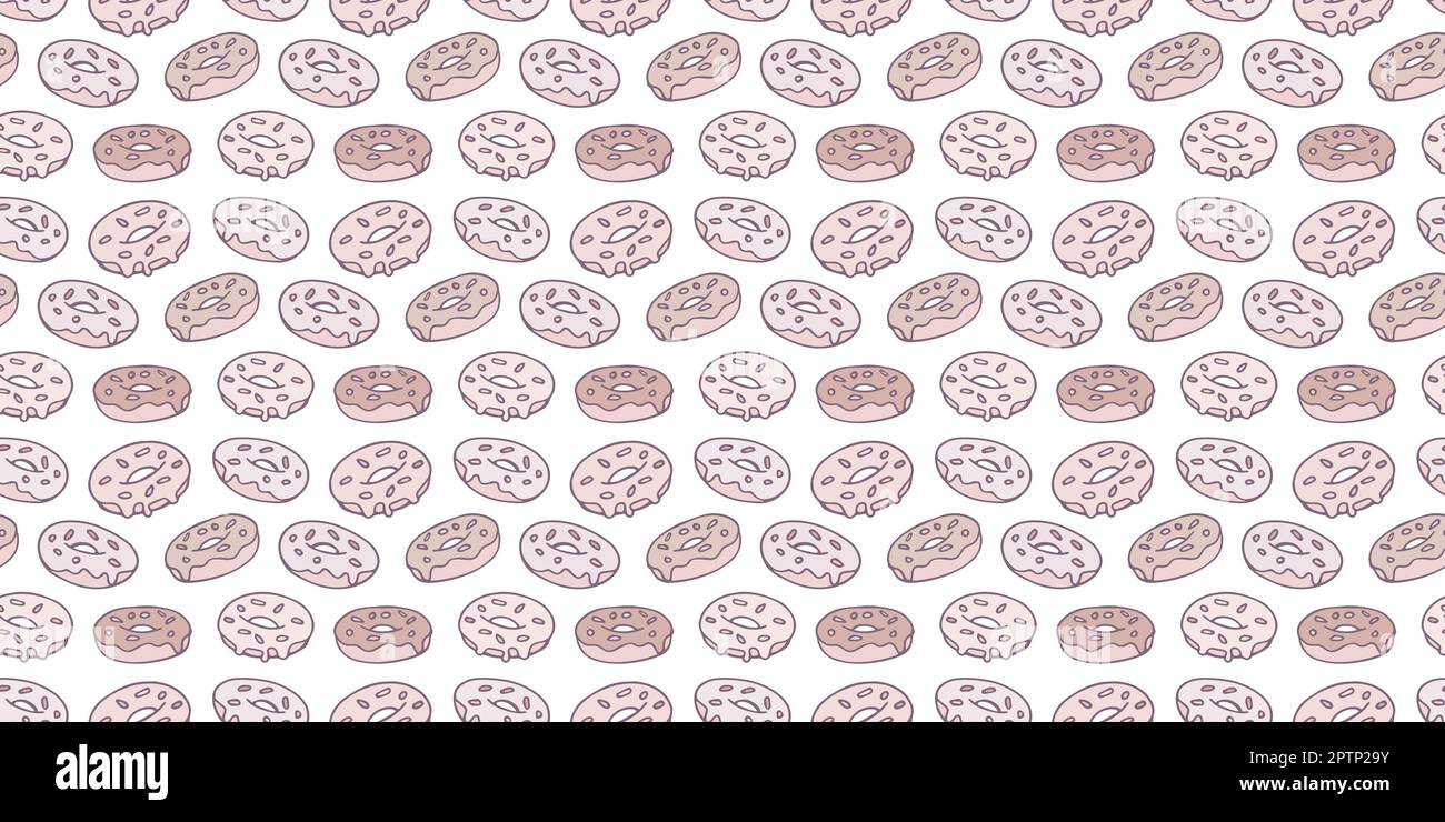 Donuts seamless repeat pattern background vector Stock Vector Image & Art - Alamy