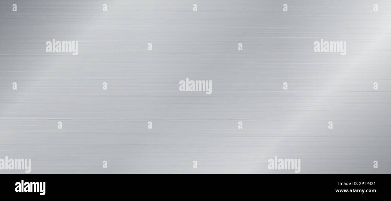 Panoramic background silver steel metal texture - Vector illustration ...