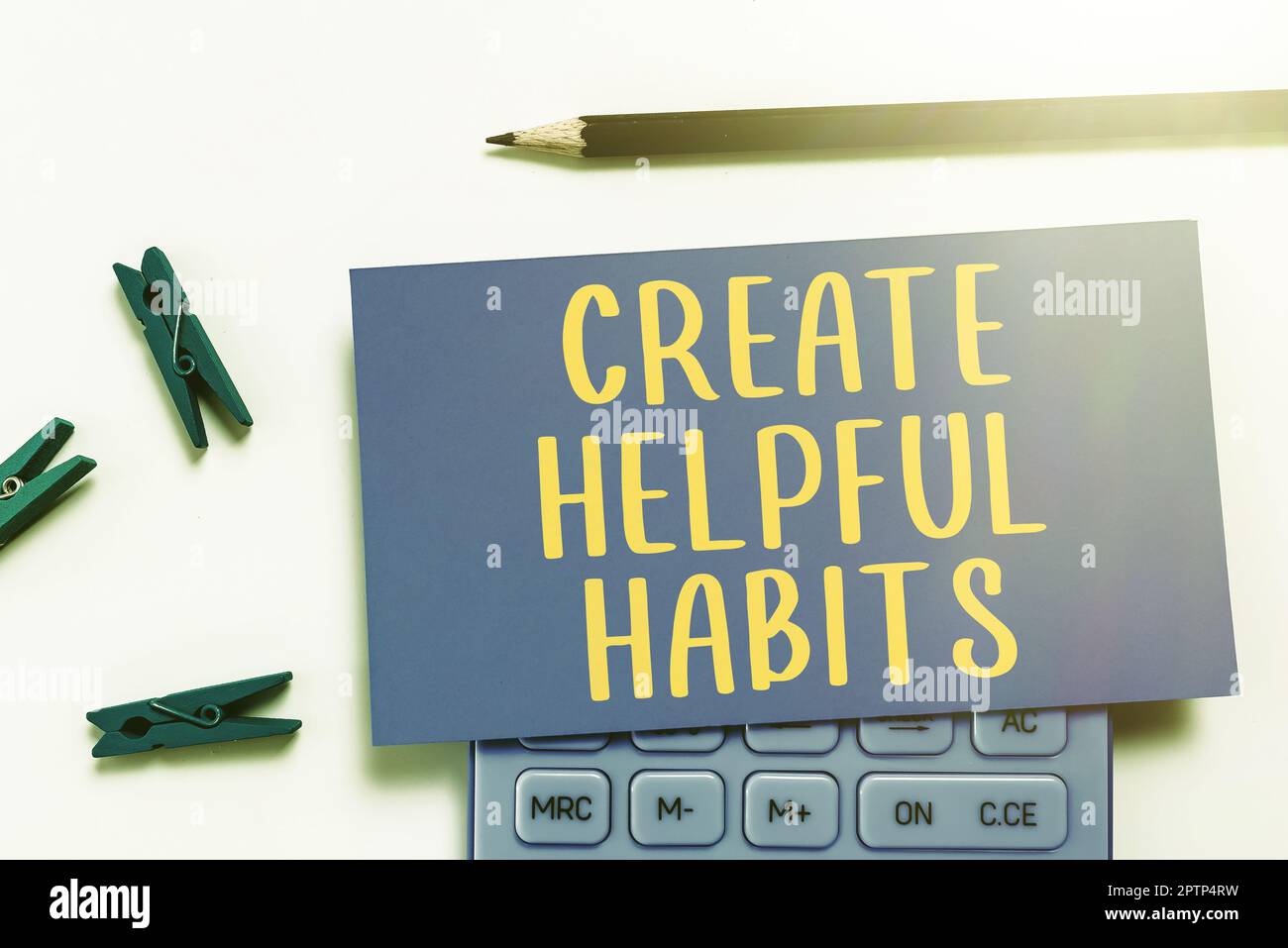Text caption presenting Create Helpful Habits, Word for Develop a ...