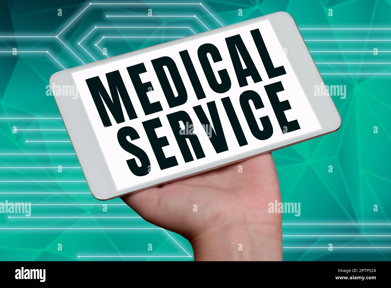 Inspiration showing sign Medical Service, Concept meaning treat ...