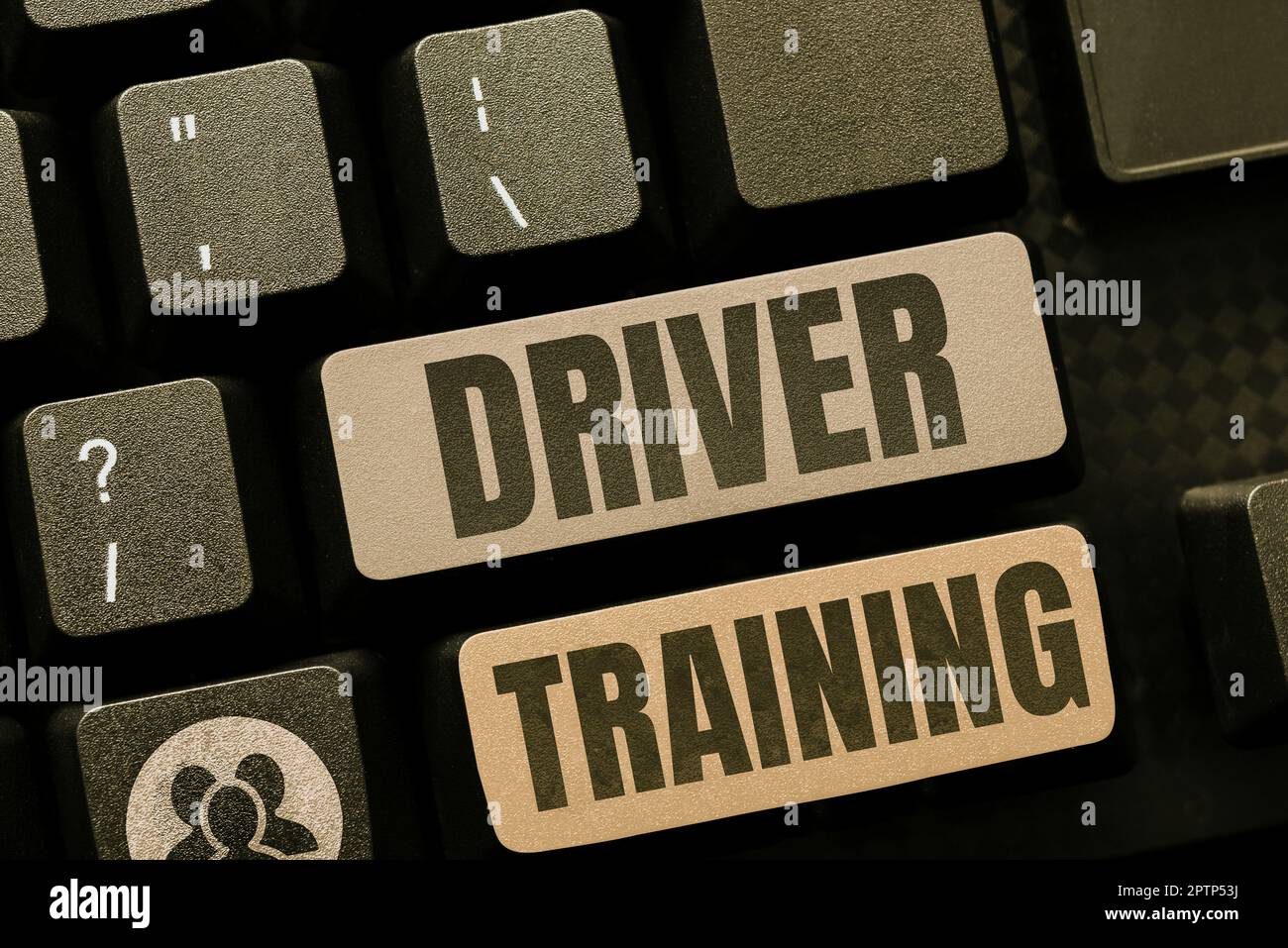 Writing displaying text Driver Training, Business concept course of ...