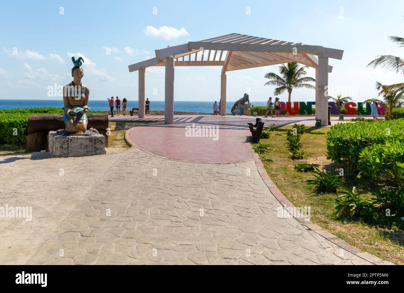 Punta Sur, Isla Mujeres, Caribbean Coast, Cancun, Quintana Roo, Mexico ...