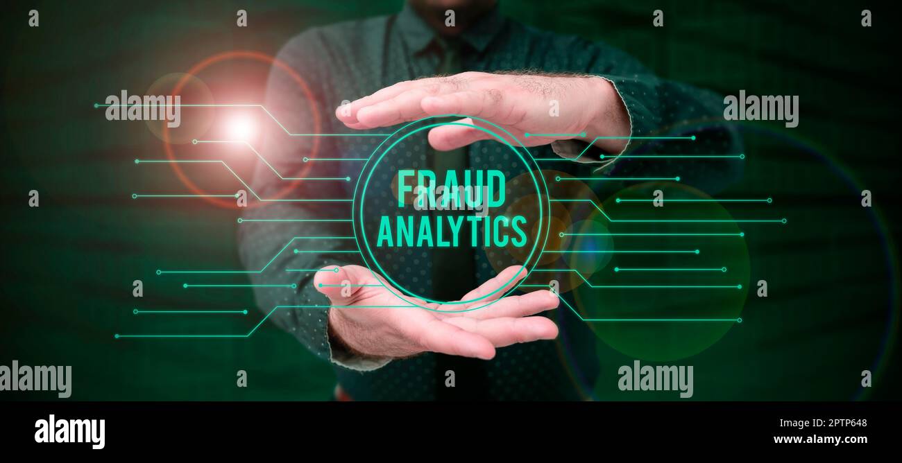 Hand writing sign Fraud Analytics, Conceptual photo identification of ...