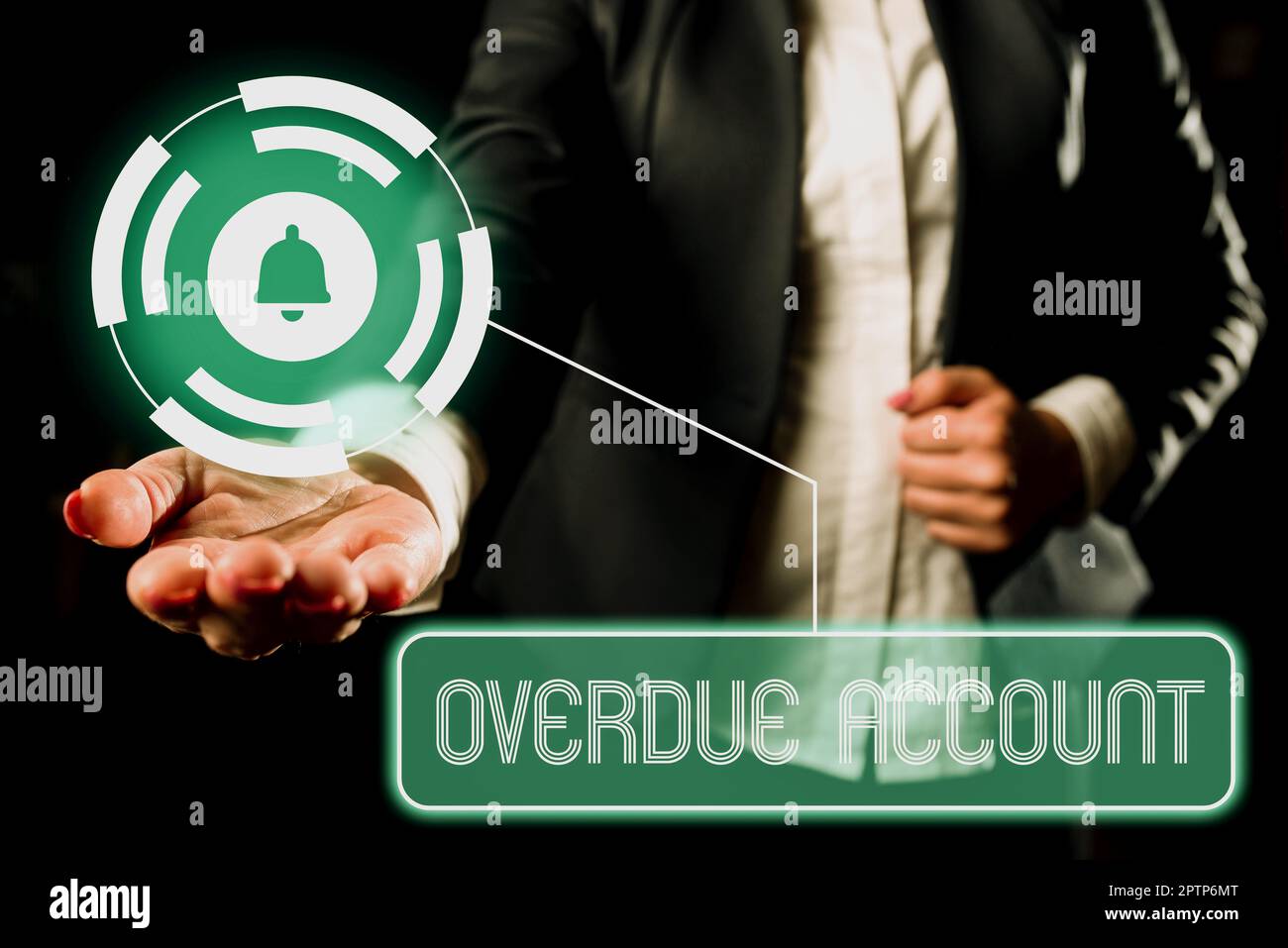 Conceptual caption Overdue Account, Business overview loans and other ...