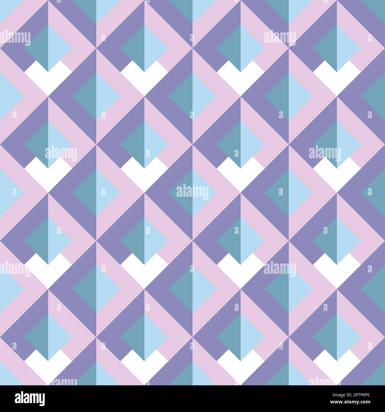 Blue and purple geometric seamless repeat pattern vector Stock Vector ...