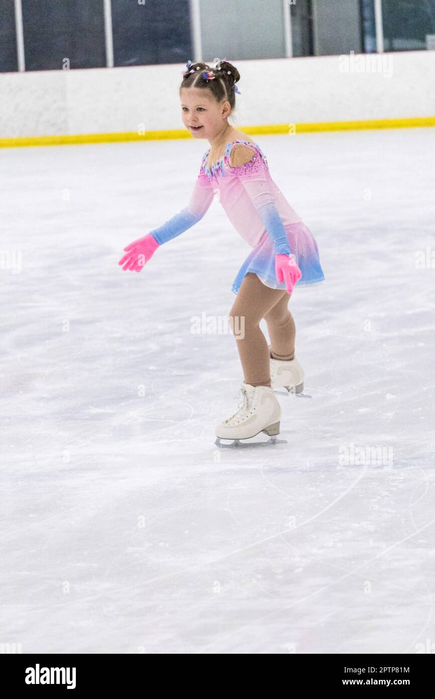 Figure skating practice Stock Photo - Alamy