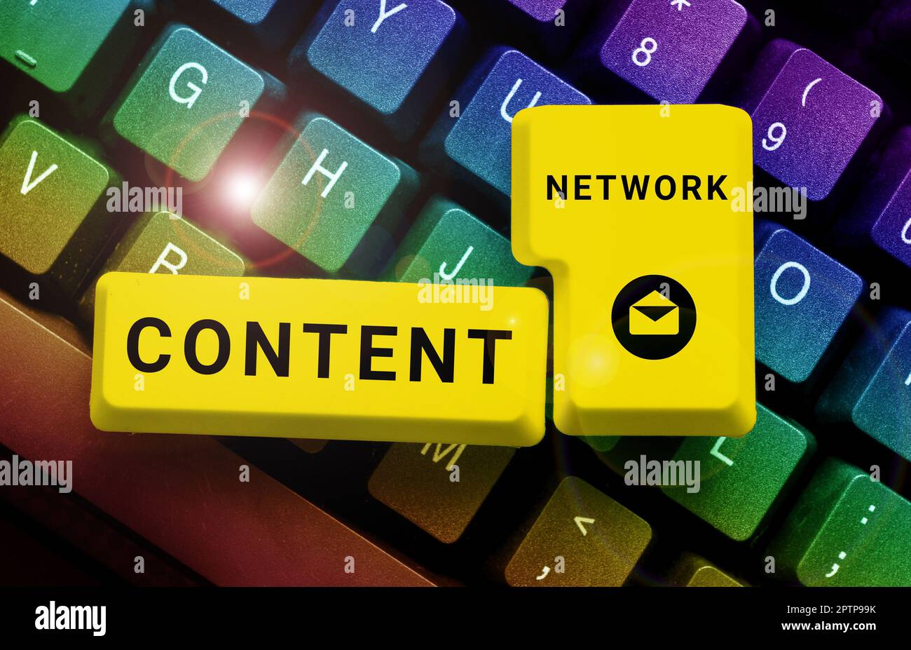 Hand writing sign Content Network, Word Written on A group of Web sites ...