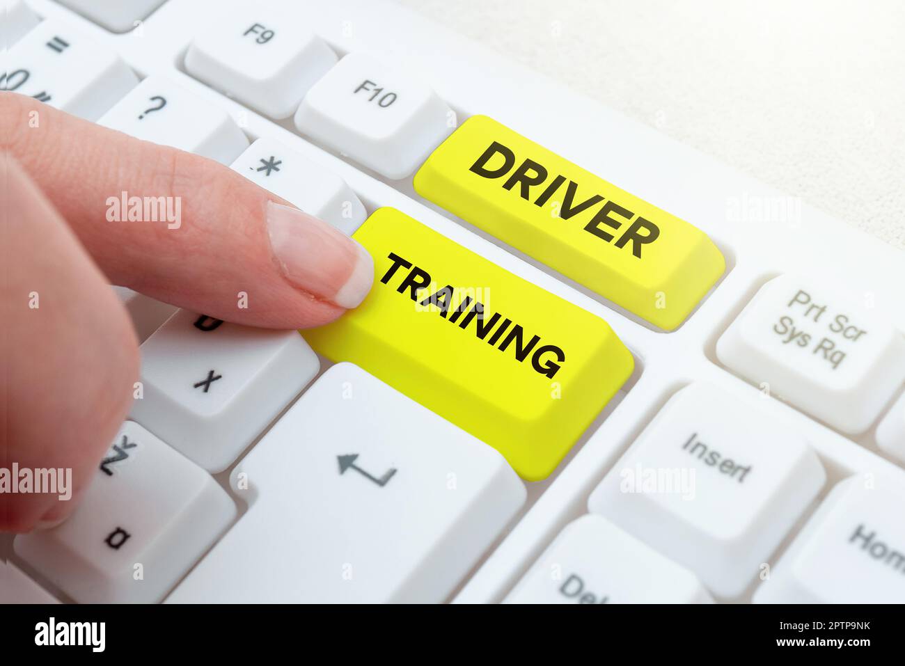 Text sign showing Driver Training, Word Written on course of study that ...