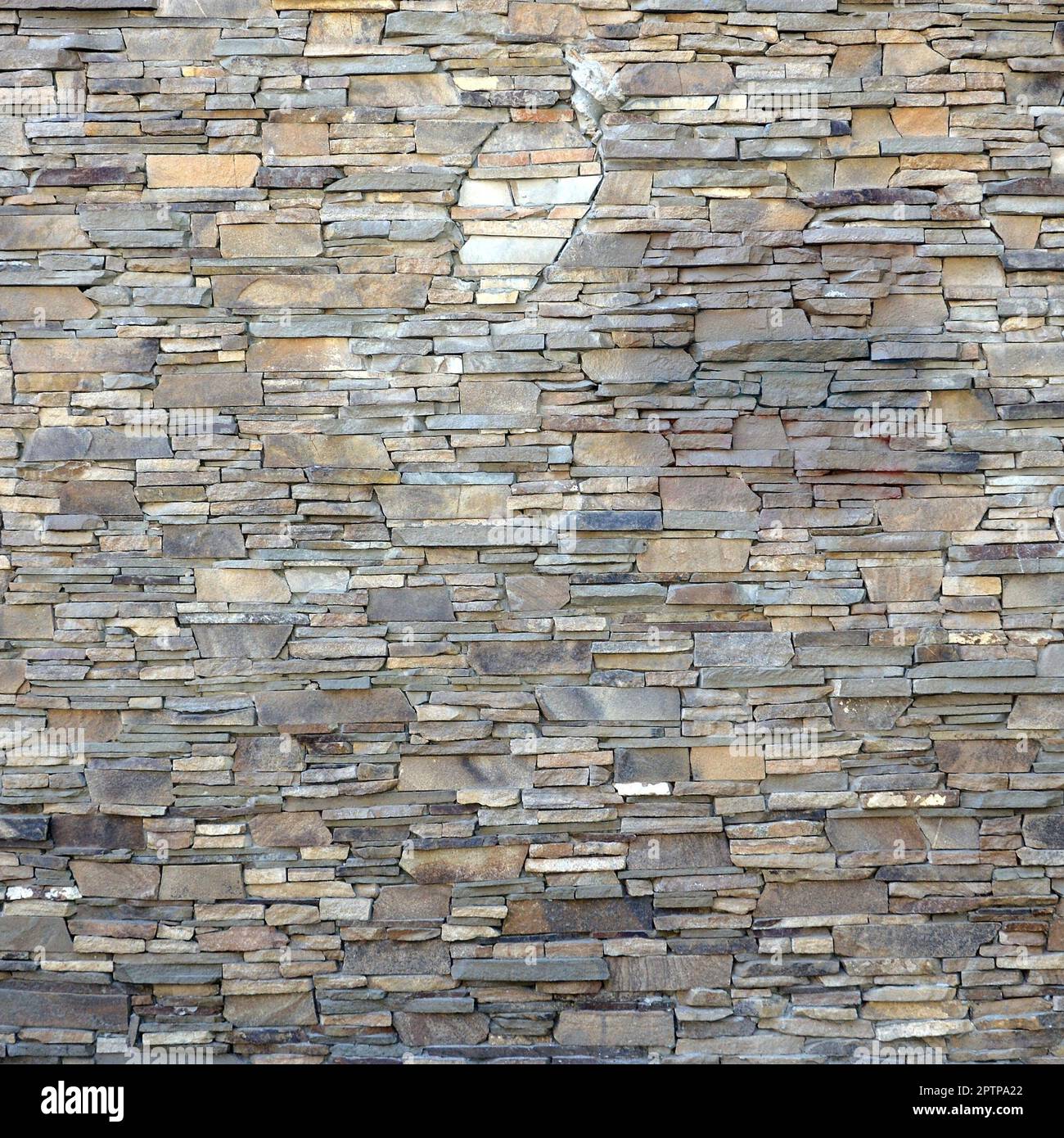Modern pattern of flatten stone wall decorative surfaces in brown color ...