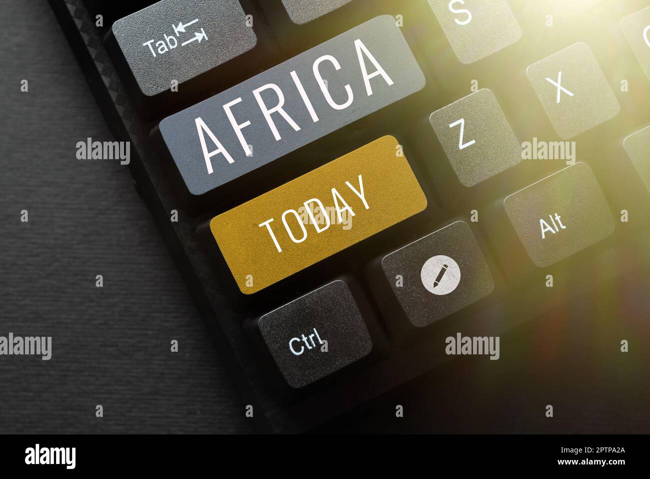 Sign displaying Africa, Conceptual photo worlds second largest and ...