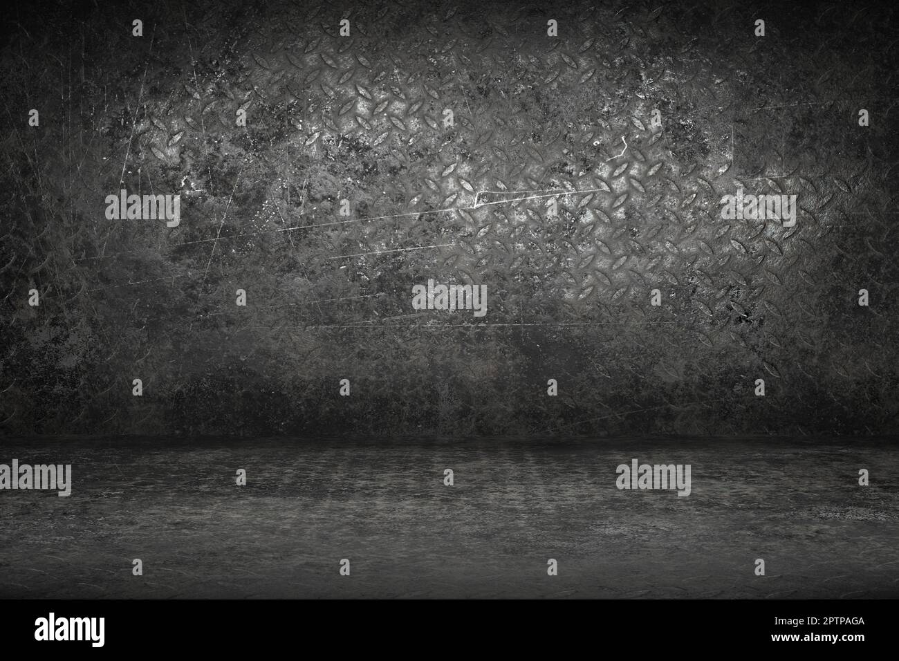 Steel textured metal sheet with heavy rust. 3d illustration Stock Photo ...