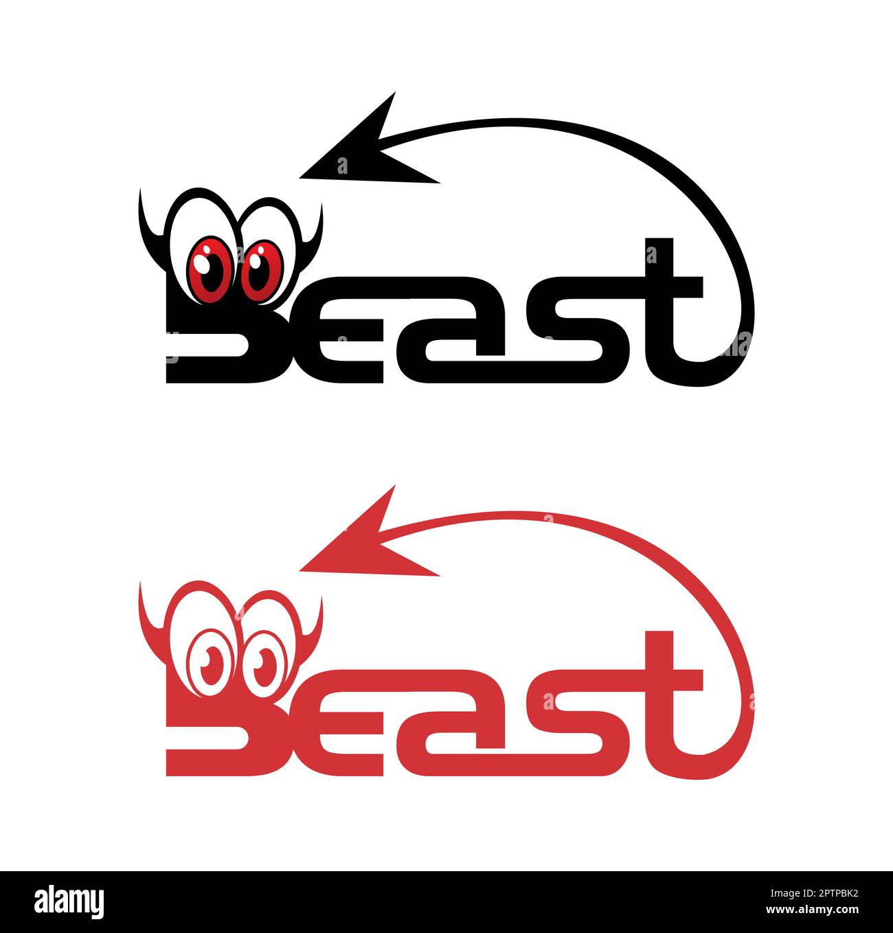 Beast Wordmark Logo Vector Sign Stock Vector Image & Art - Alamy