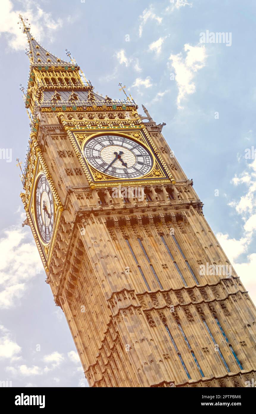 The official Big Ben page for UK Parliament Stock Photo - Alamy