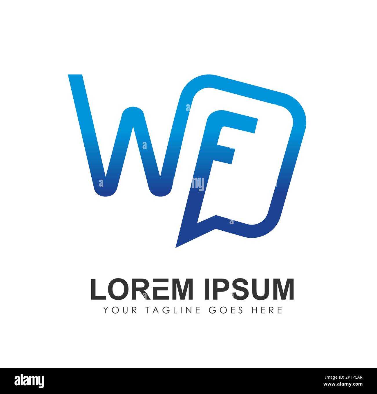 Logo letter w hi-res stock photography and images - Alamy