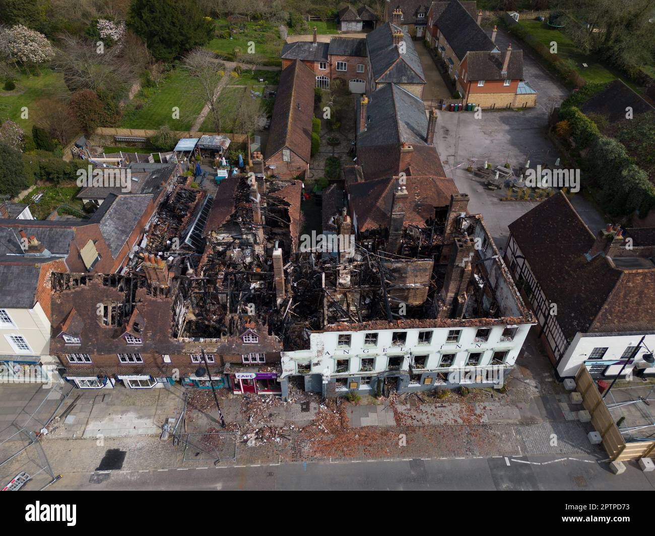 Midhurst, West Sussex England, 9th April 2023. A general view looking ...