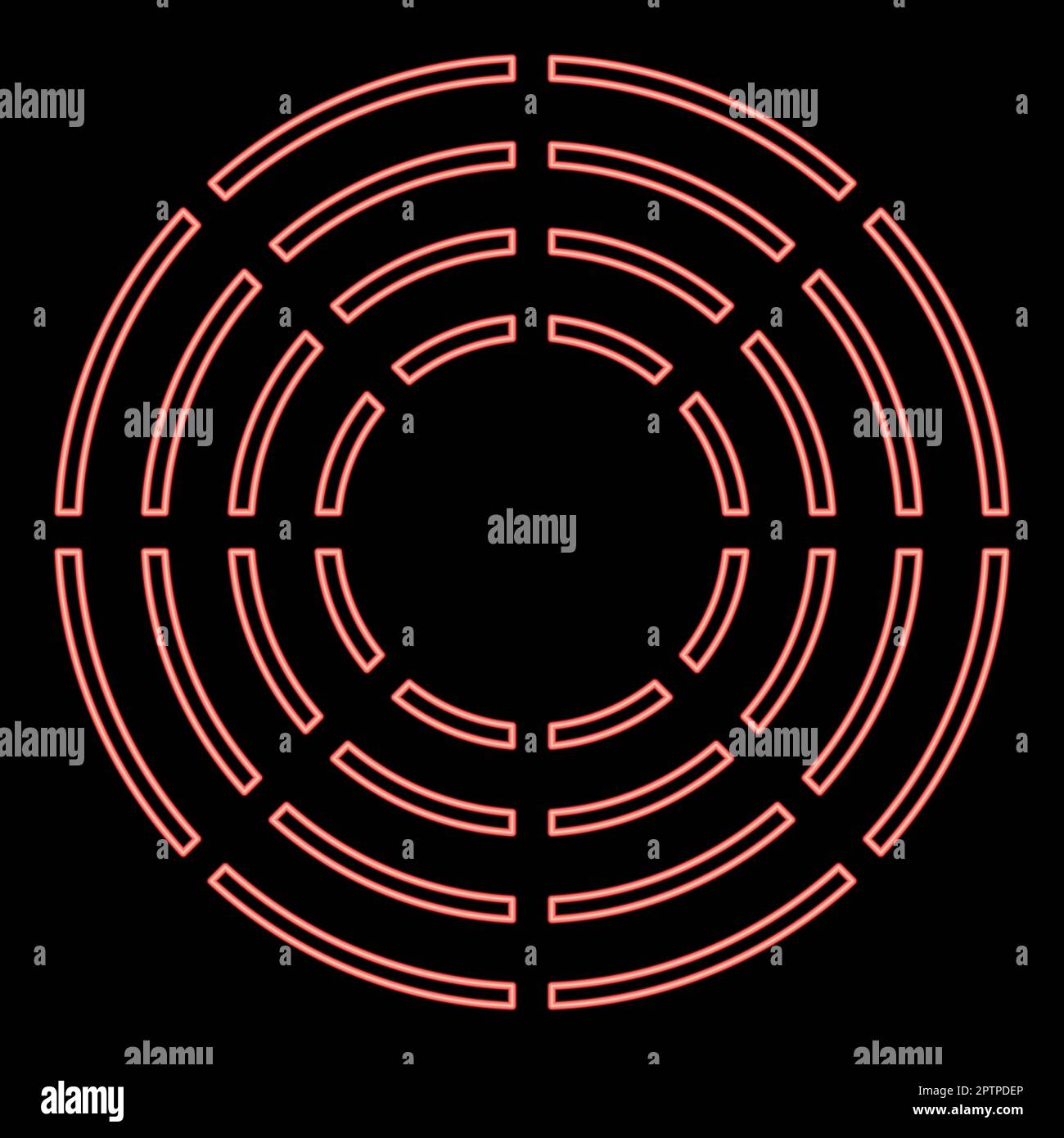 Neon ceramic heater symbol type cooking surfaces sign utensil ...