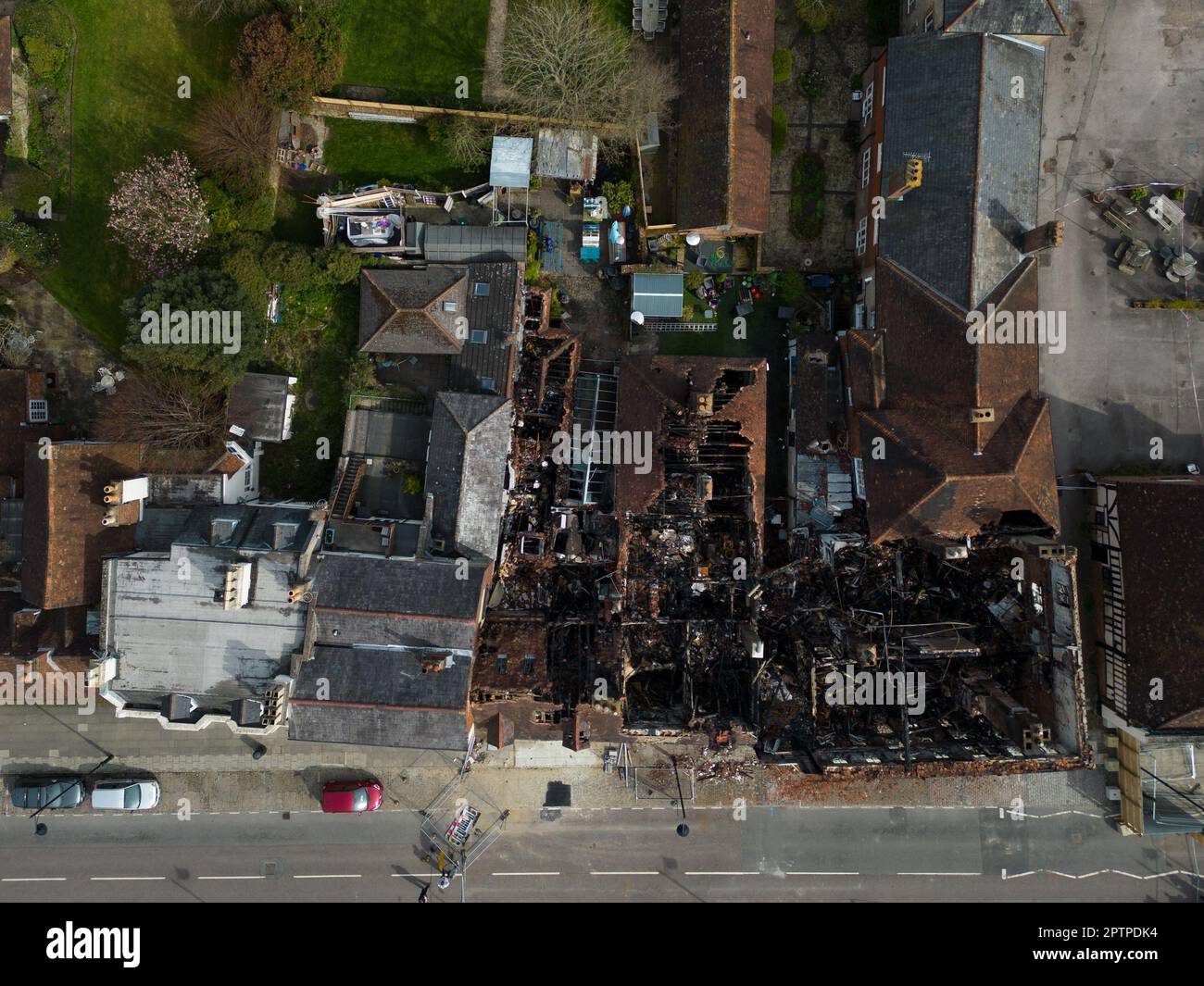 Midhurst, West Sussex England, 9th April 2023. A general view looking ...