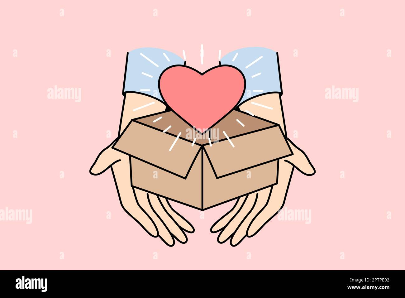 Heart pleased Stock Vector Images - Alamy