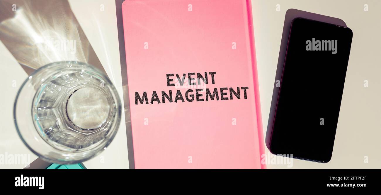 Hand writing sign Event Management, Business overview Special Occasion ...