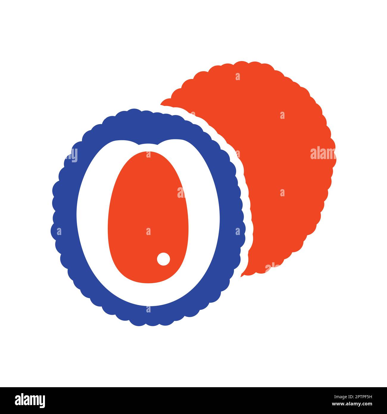 Lychee tropical fruit isolated vector icon Stock Vector Image & Art - Alamy