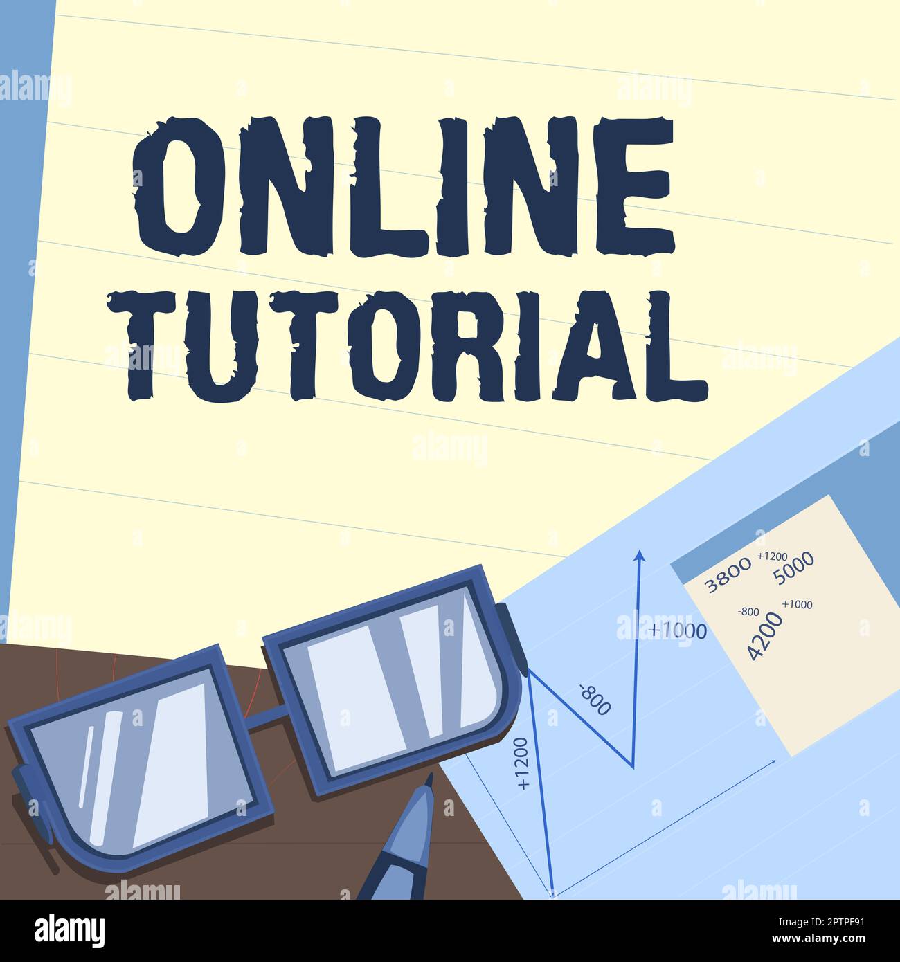 Hand Writing Sign Online Tutorial Word Written On Process Of Tutoring