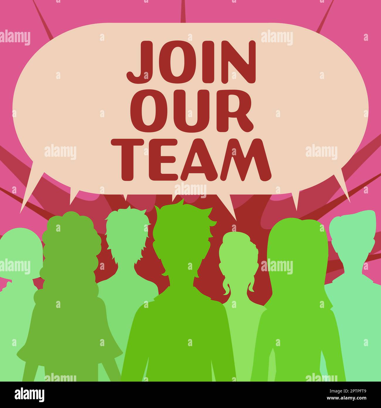 Text caption presenting Join Our Team, Business idea Allied Associate Work with us New Employee ...