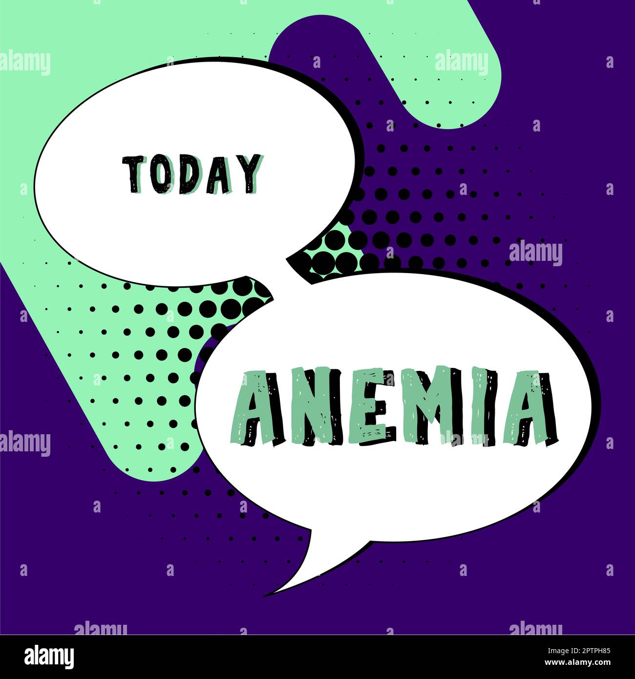 Sign displaying Anemia, Business concept condition where there ...